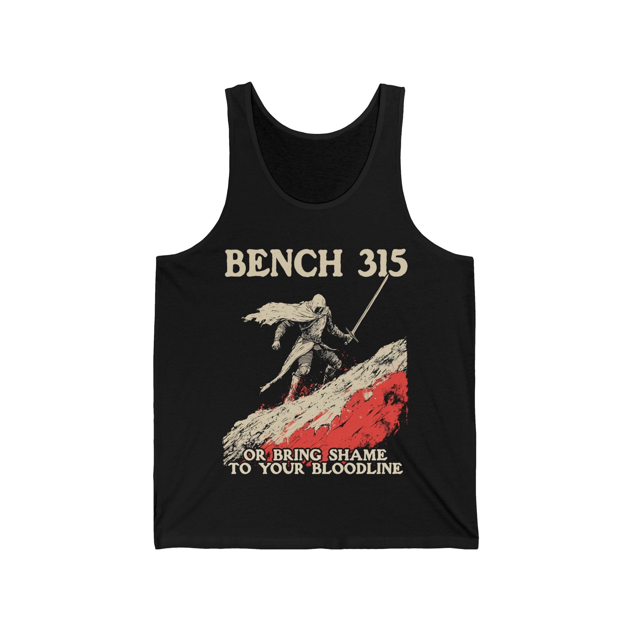 Bench 315 or Bring Shame Tank Top – Bicep Party